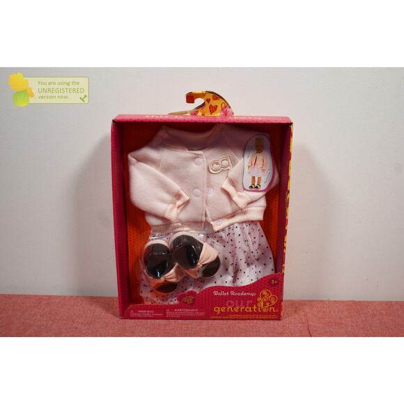 Toys | Our Generation Ballet Academy Pink Varsity Jacket Dress Outfit ...